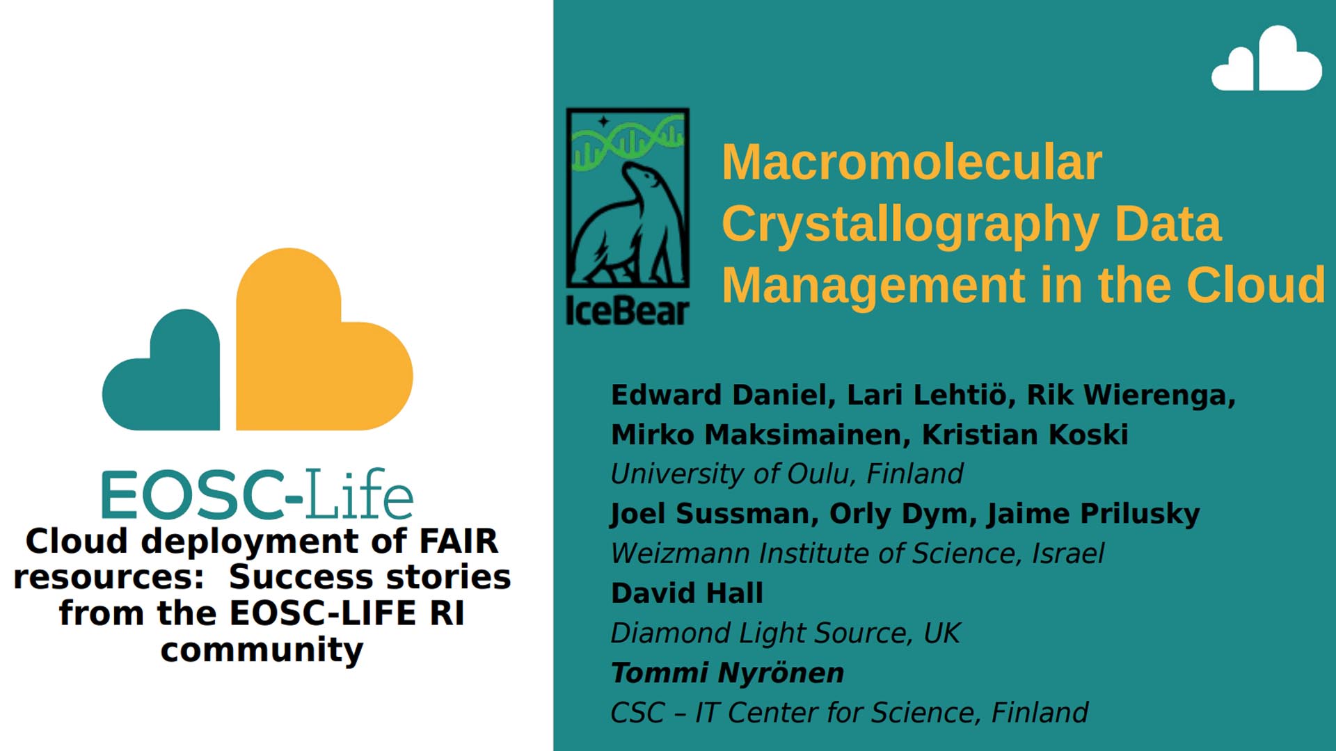 RI nominated resources from WP1 - EOSC Life