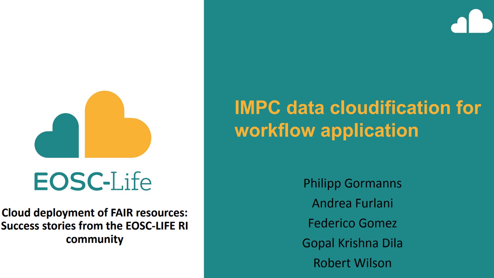 RI nominated resources from WP1 - EOSC Life